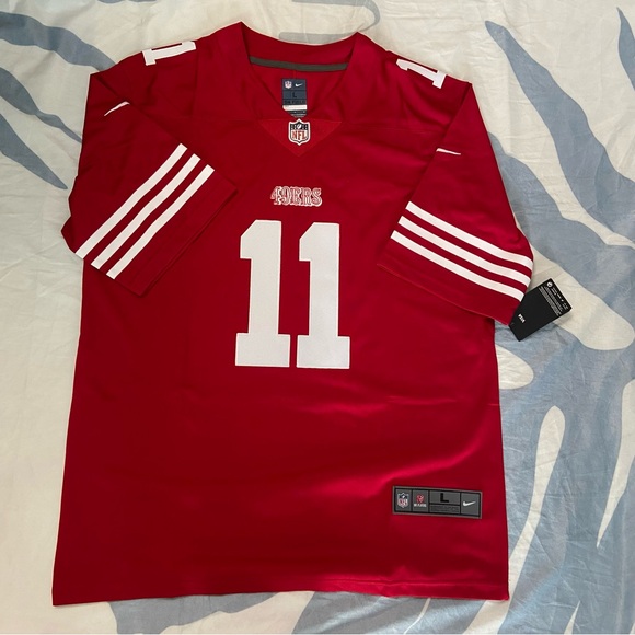 NFL | Shirts | Nfl San Francisco 49ers Brandon Aiyuk Red Jersey 1 ...